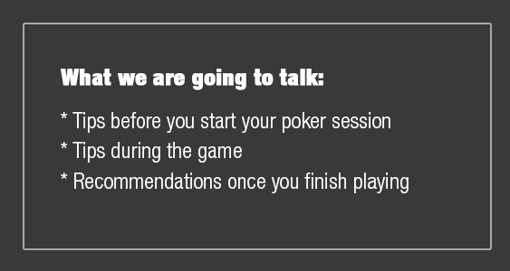 Habits to Focus your Poker Online Sessions